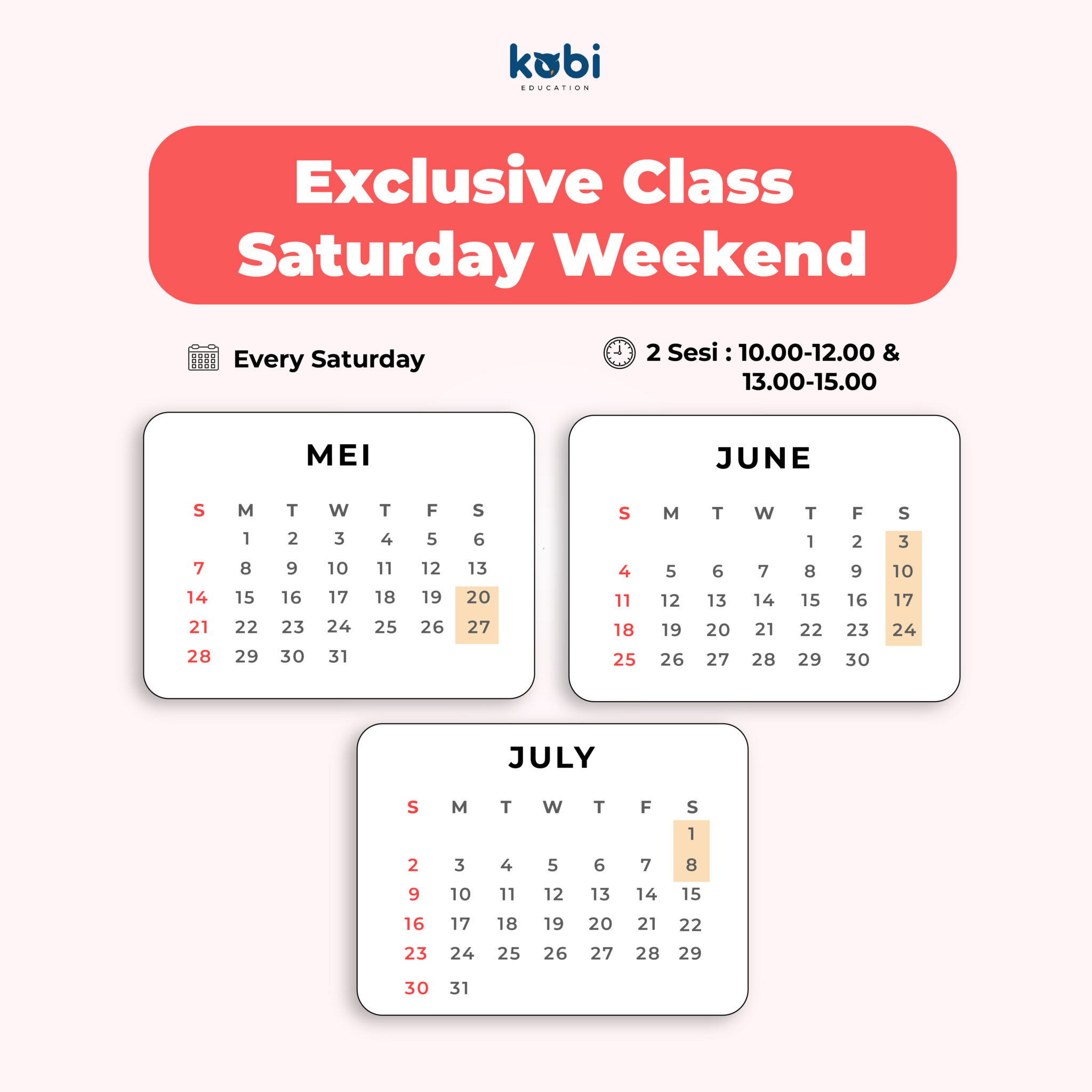 Exclusive Class Kobi Education - Kobi Education