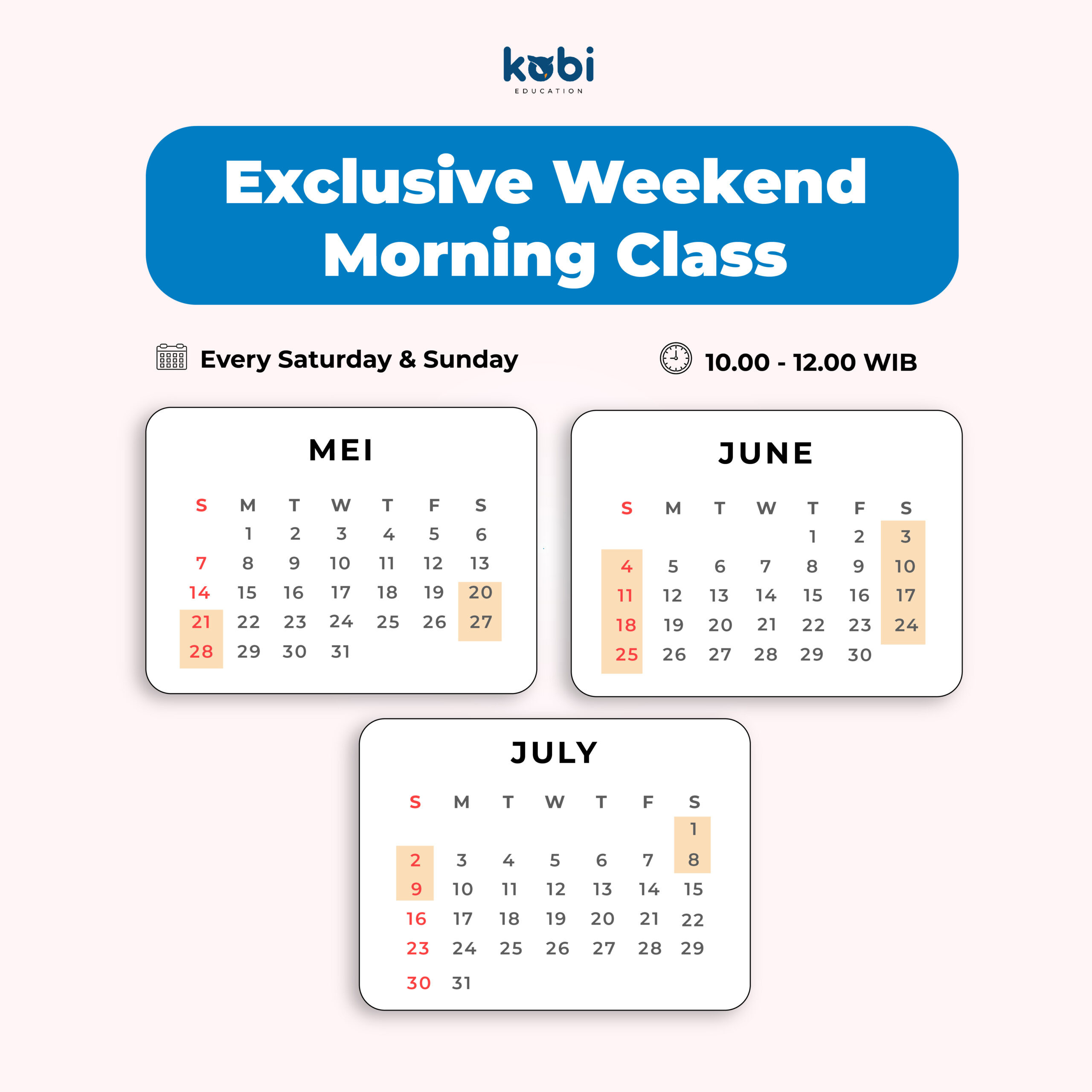 Exclusive Class Kobi Education - Kobi Education