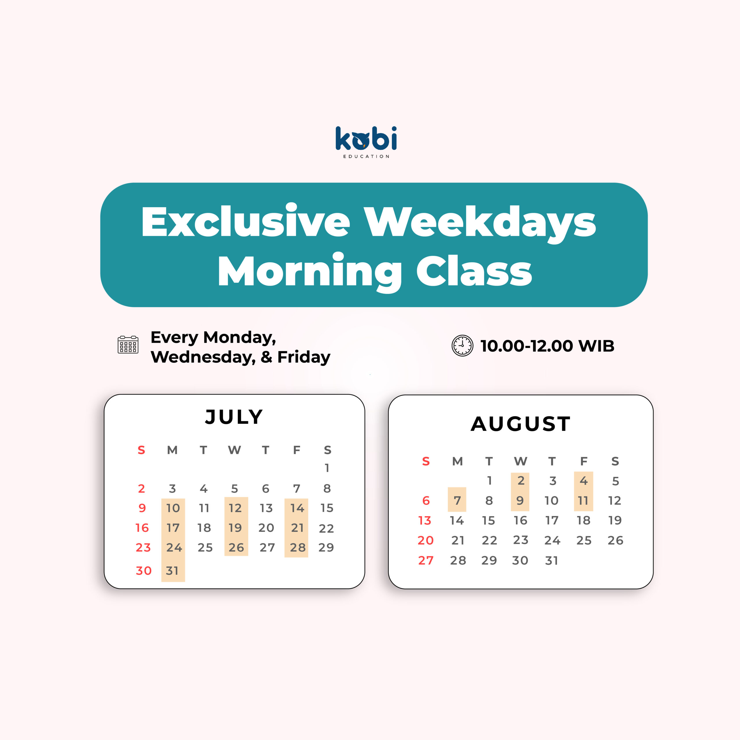 Exclusive Class Kobi Education - Kobi Education