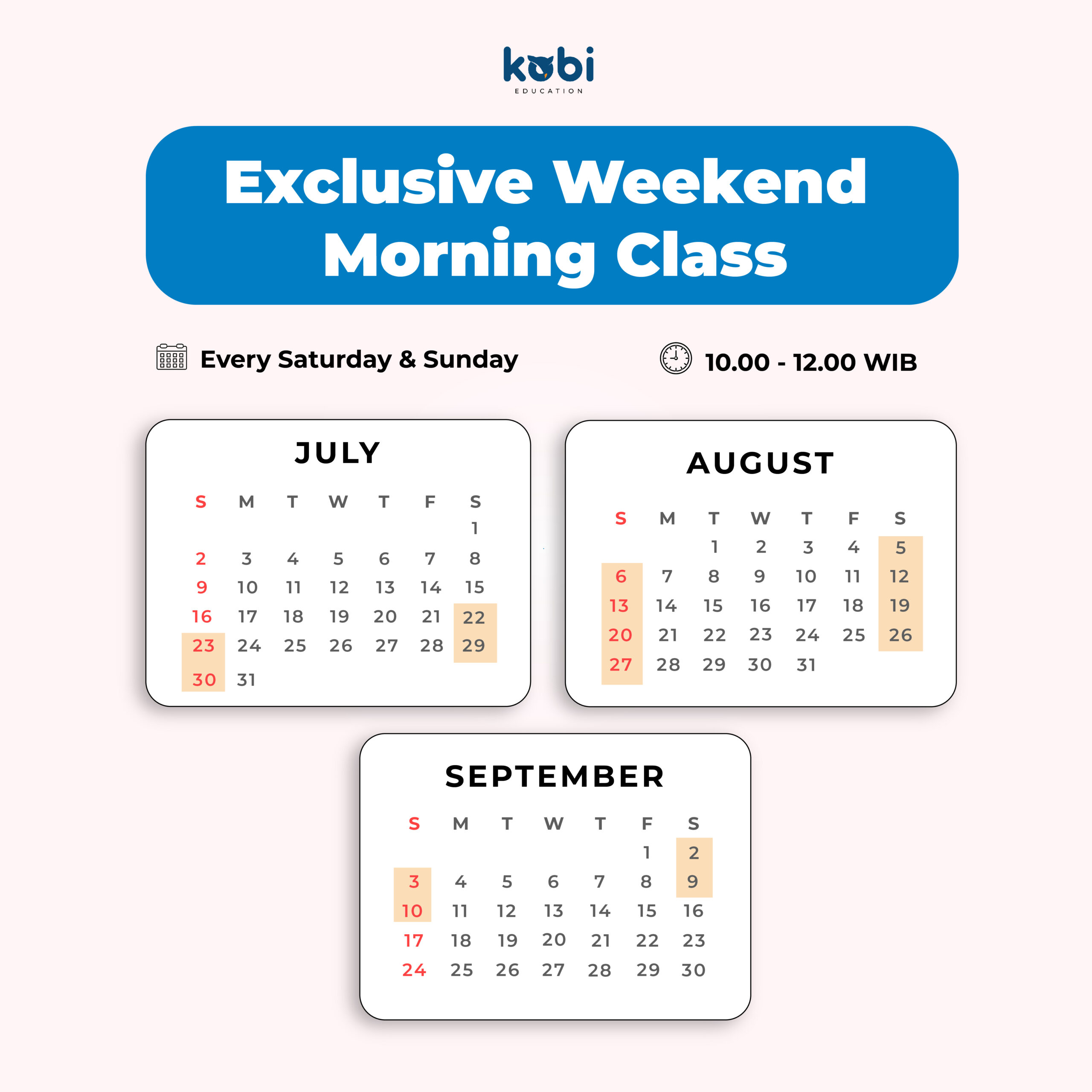 Exclusive Class Kobi Education - Kobi Education