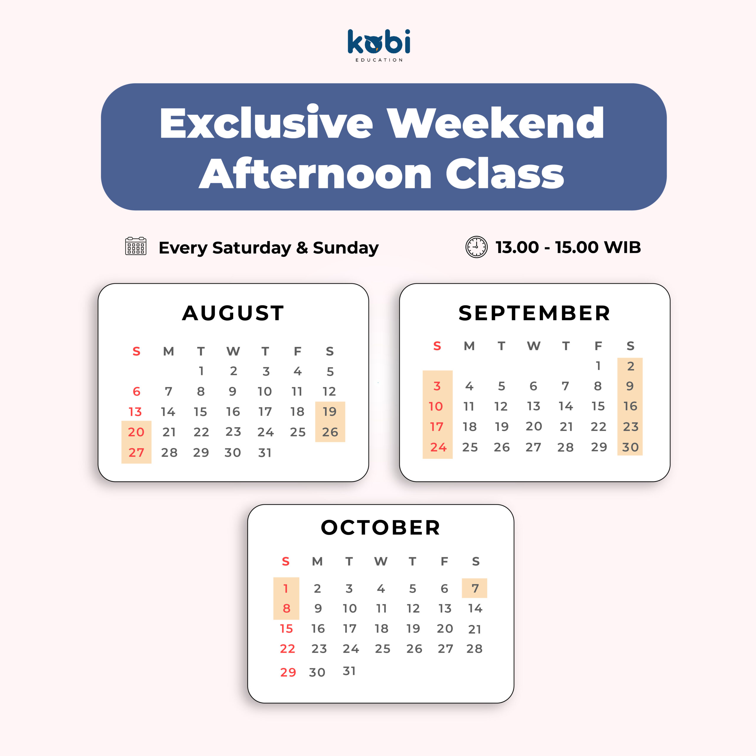 Exclusive Class Kobi Education - Kobi Education